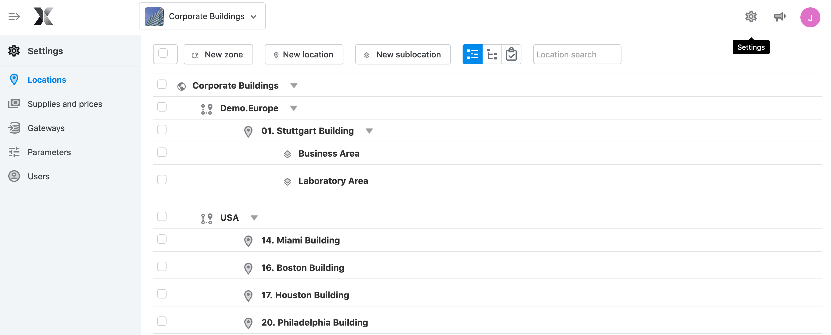 Configure a location from scratch – Spacewell Energy Help Centre