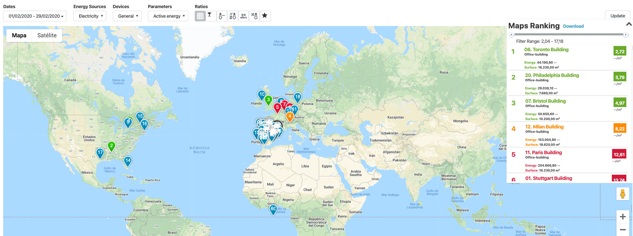 List of platform functionalities – Spacewell Energy Help Centre