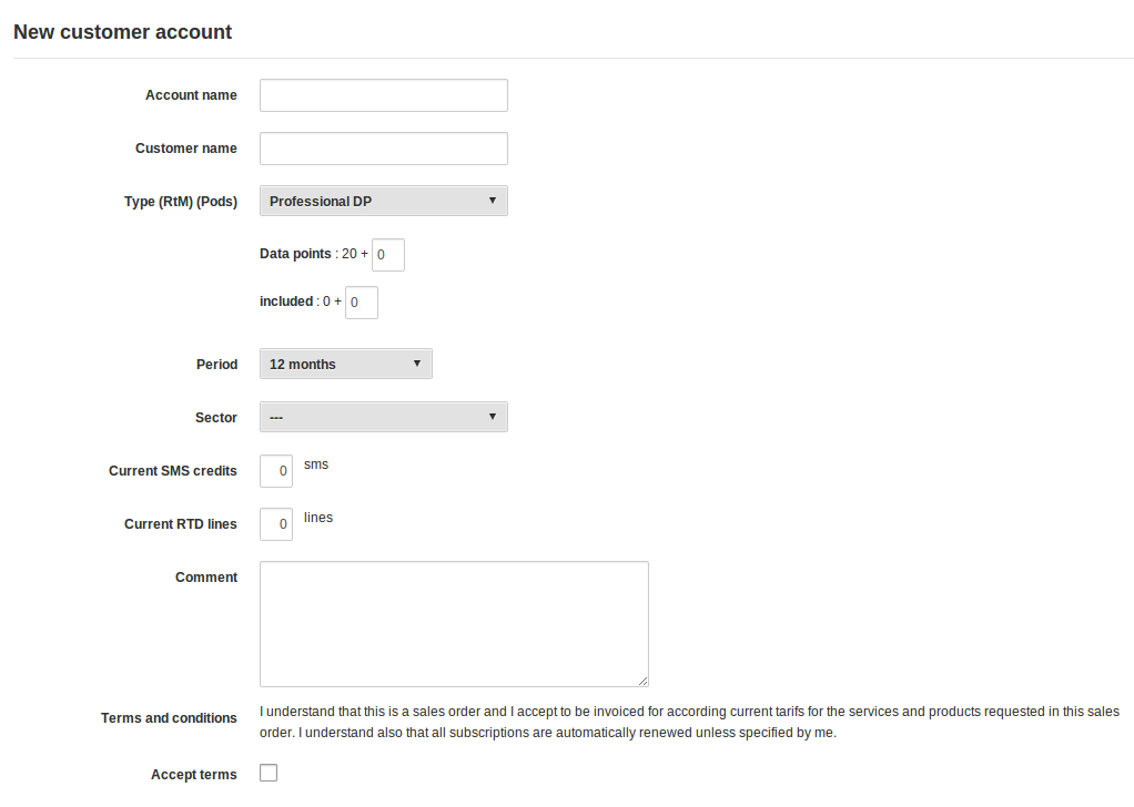 Create, configure and manage an account – DEXMA Help Center